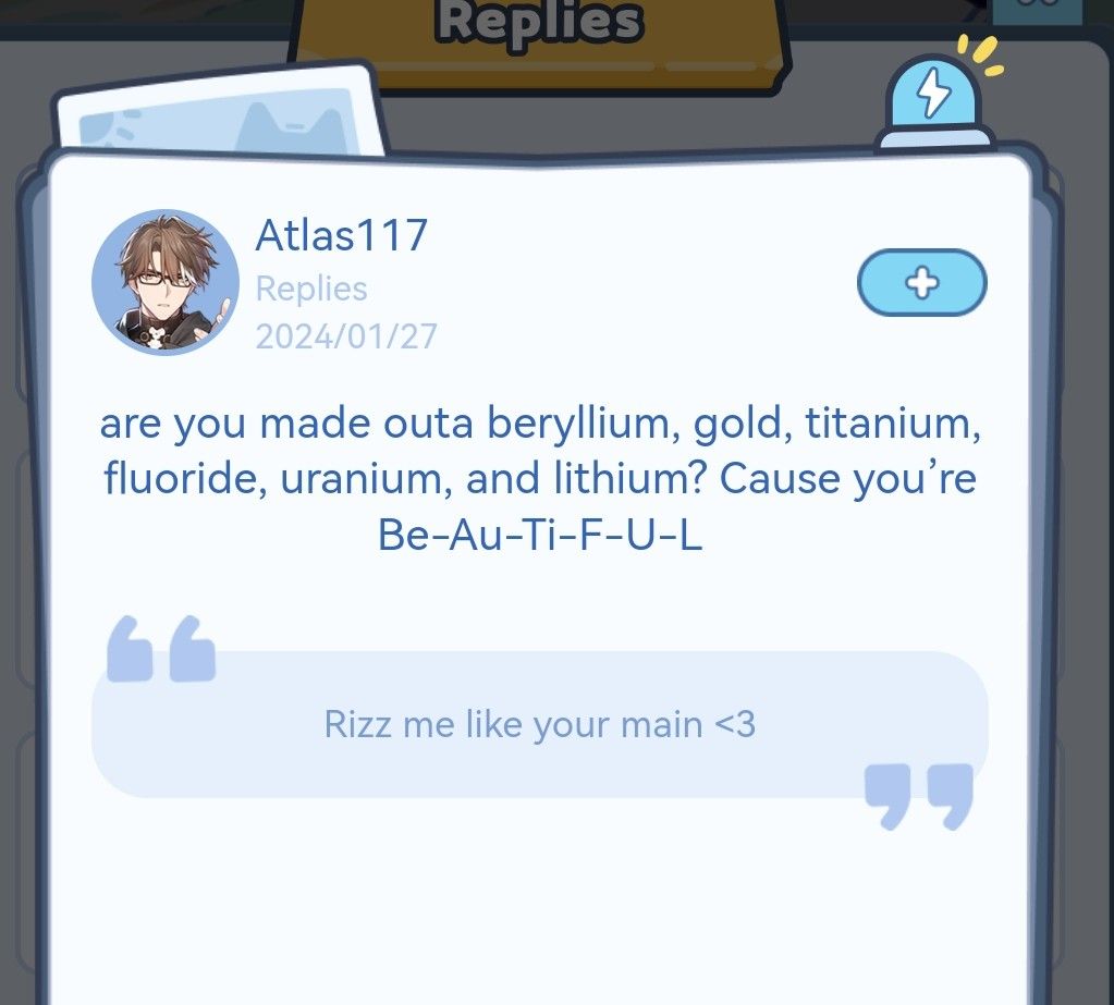 Special skills test - lore accurate rizz. | HoYoLAB