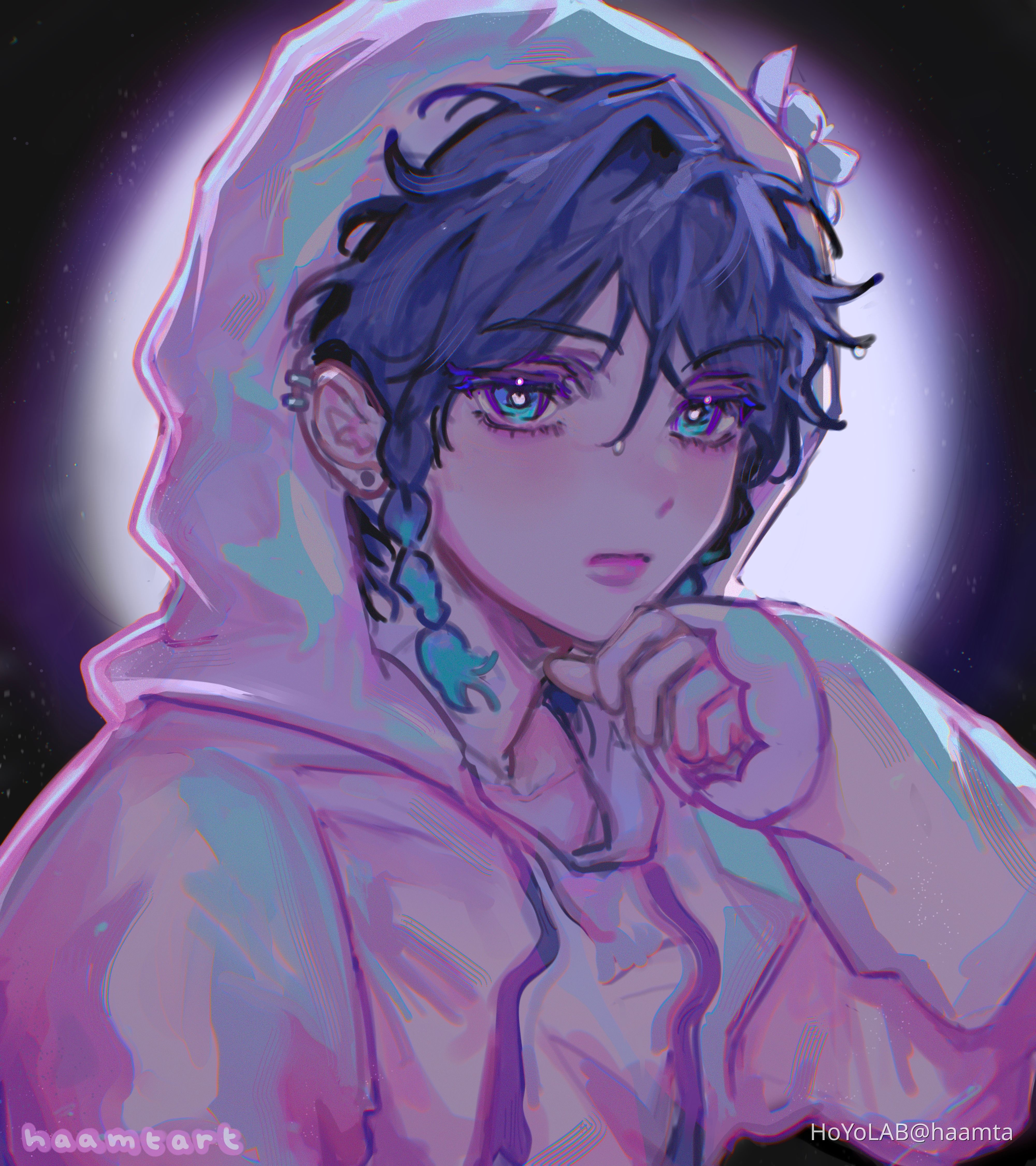 DAY 4: drawing venti every day until uni starts again Genshin Impact ...