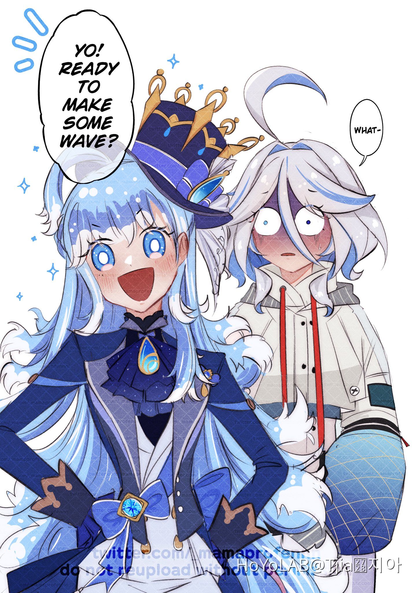 Furina and The Hydro Archon(?) Genshin Impact | HoYoLAB