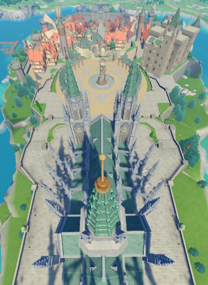 Aerial shot of Mondstadt, with and without Venti Genshin Impact | HoYoLAB