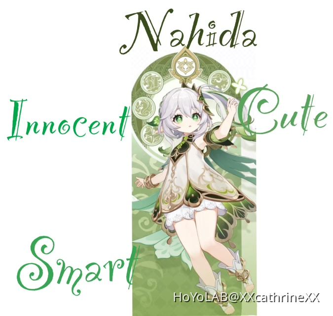 3 words to describe Nahida Genshin Impact | HoYoLAB