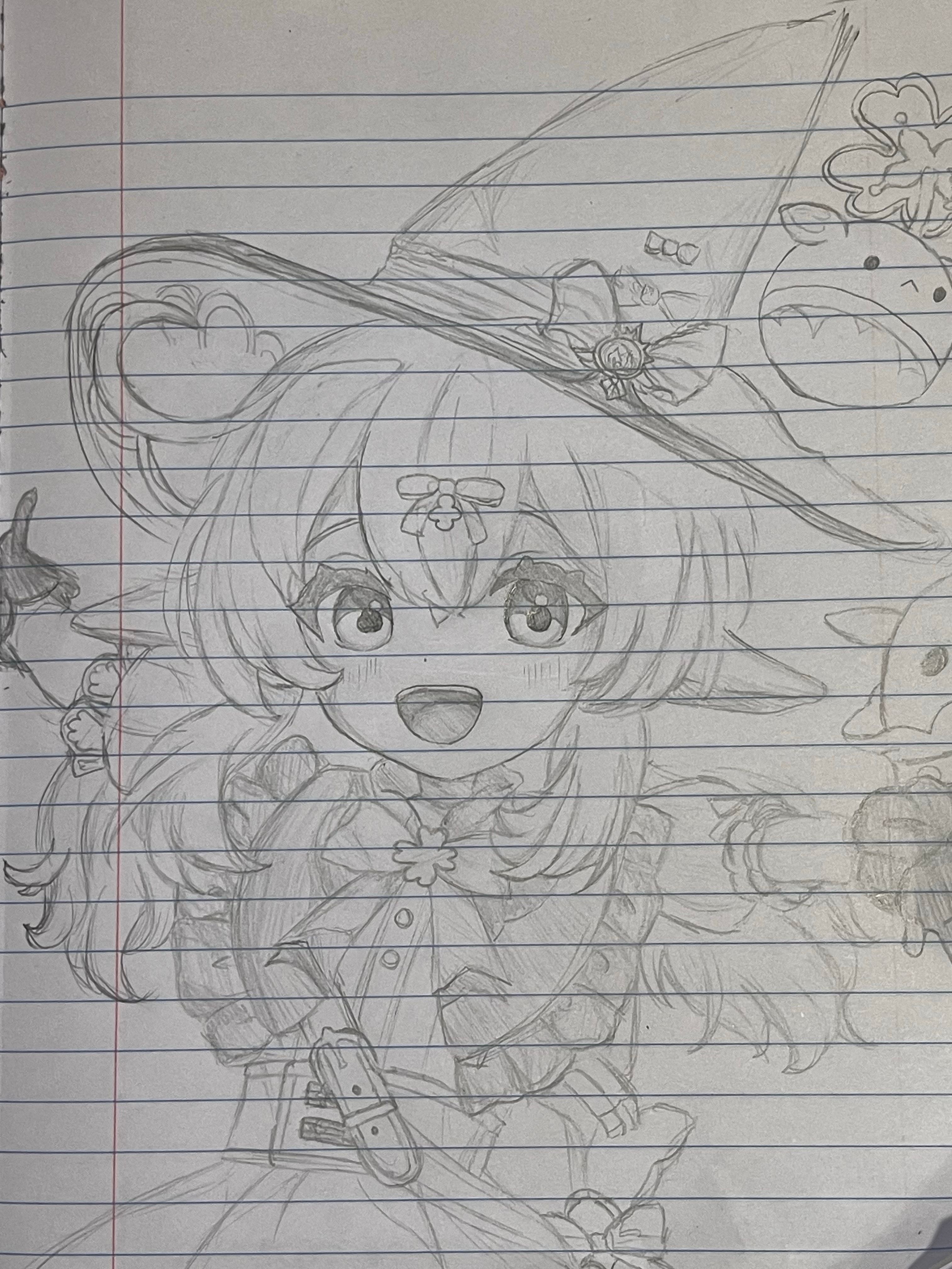 Klee drawing! Genshin Impact | HoYoLAB