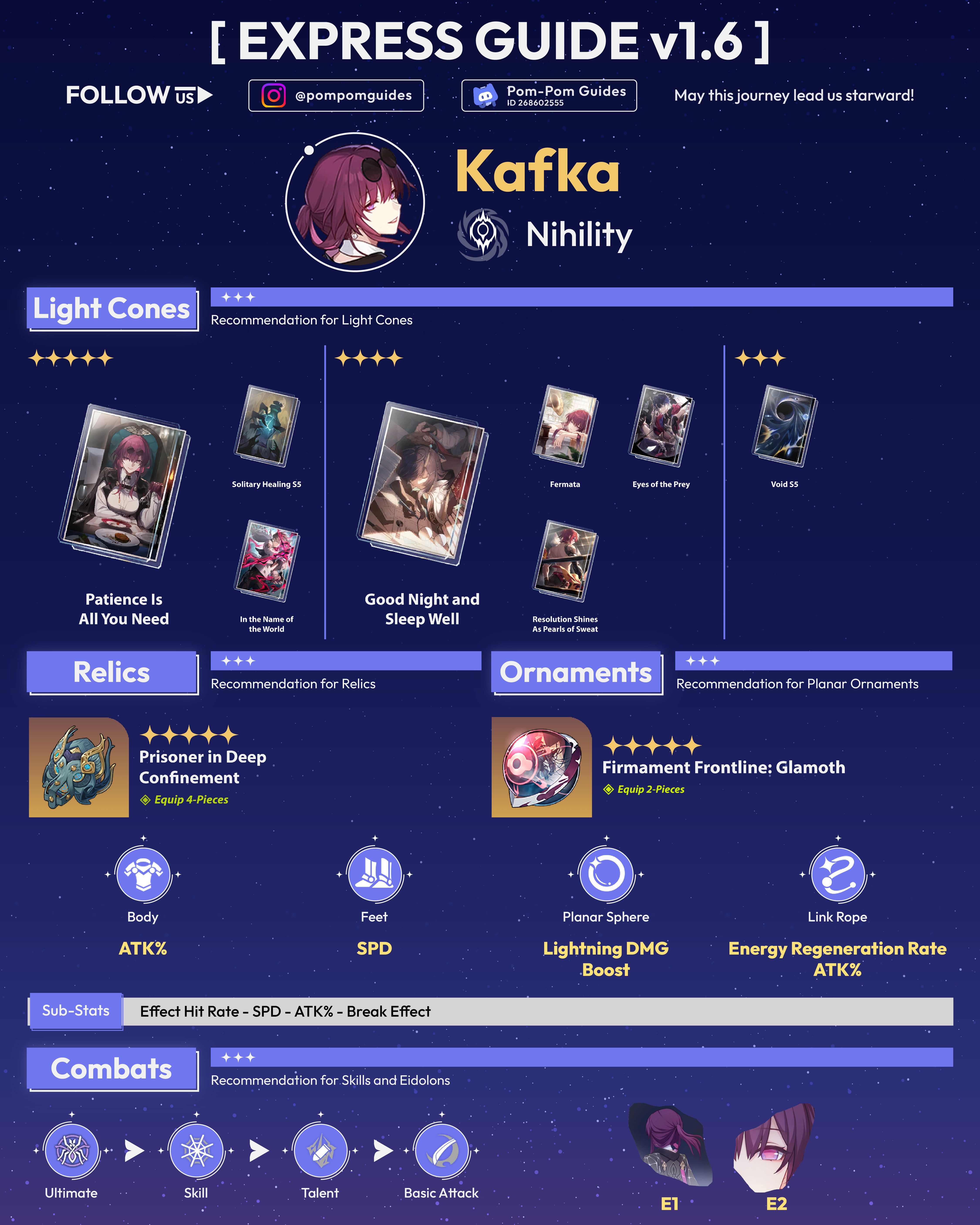 [v1.6] Kafka Guide Honkai: Star Rail | HoYoLAB