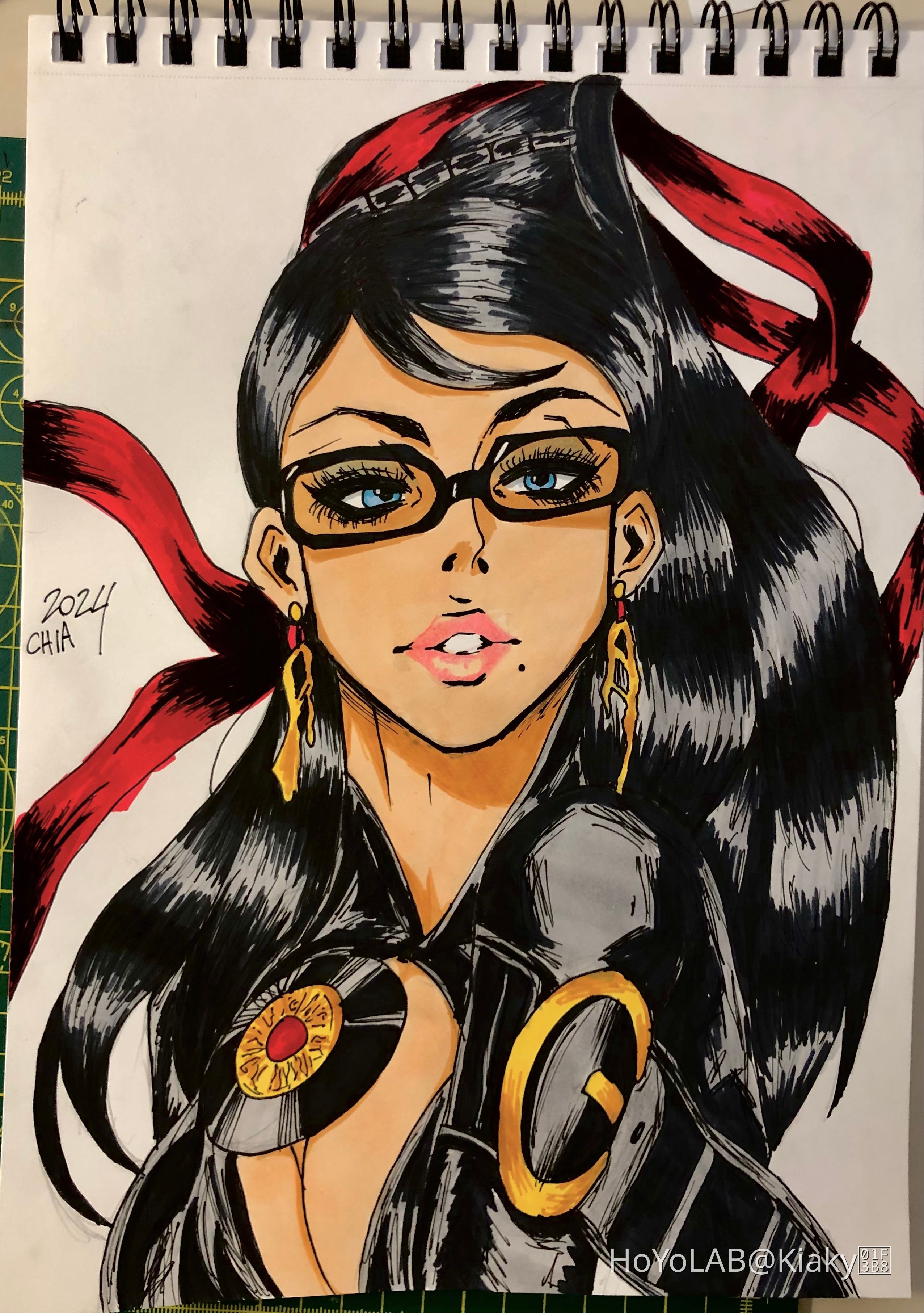 I DREW XIANYUN Ehm I MEAN BAYONETTA!! Genshin Impact | HoYoLAB