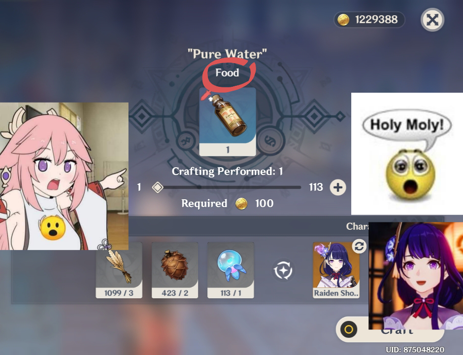 TURNS OUT RAIDEN CAN COOK! Genshin Impact | HoYoLAB