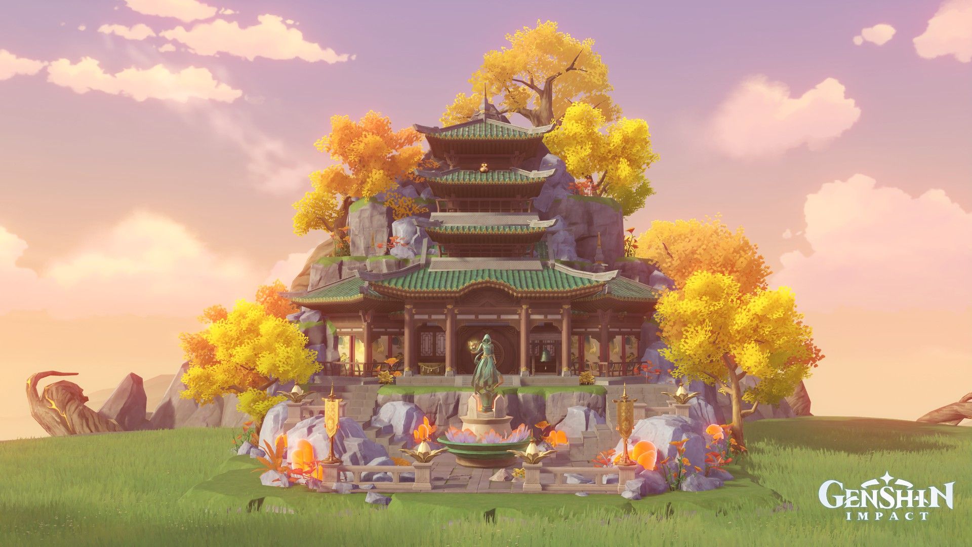 Mountainside Pagoda Shrine for Morax Genshin Impact | HoYoLAB