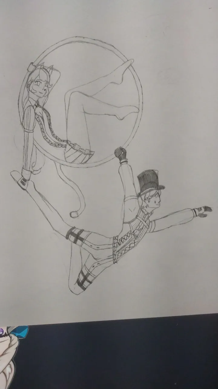 Lyney and Lynette Aerial Sketch Genshin Impact | HoYoLAB