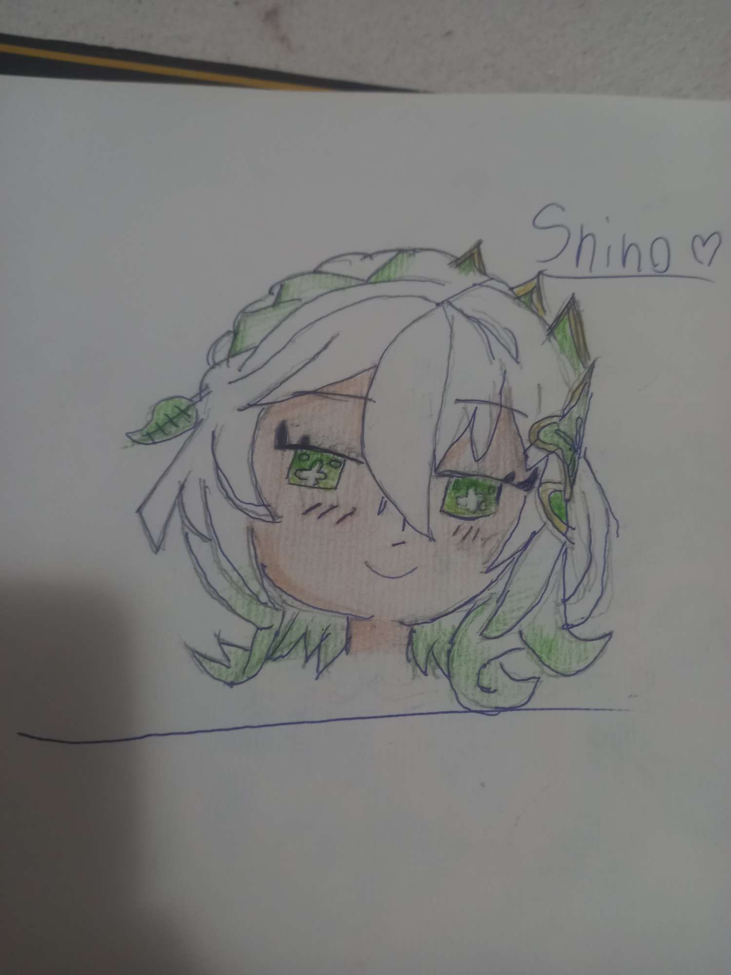 this is my nahida drawing i really hope hoyover likes it because i need ...