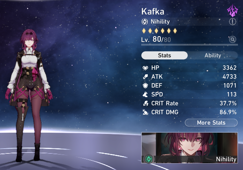 Kafka that Dominates Honkai: Star Rail | HoYoLAB