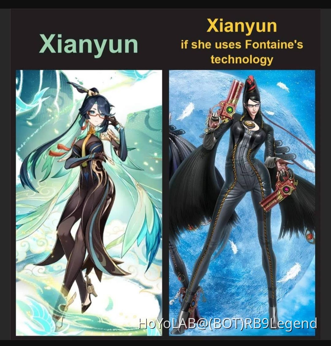 Bayonetta Tryna Copy Genshin Now?🤔 Genshin Impact | HoYoLAB