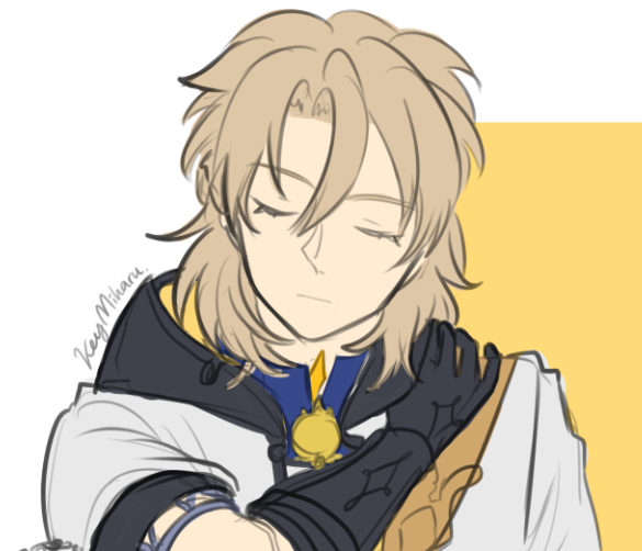 Daily Albedo Sketch until his banner is coming, Day 2 Genshin Impact ...