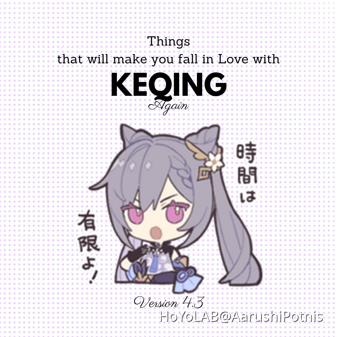 Things that will make you fall in Love again with Keqing Genshin Impact | HoYoLAB