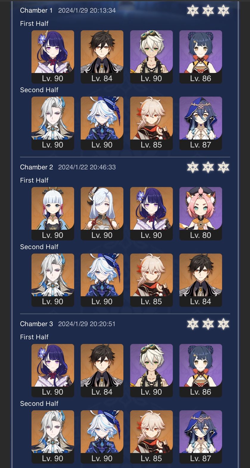 I finally 36 star the Abyss!! Genshin Impact | HoYoLAB