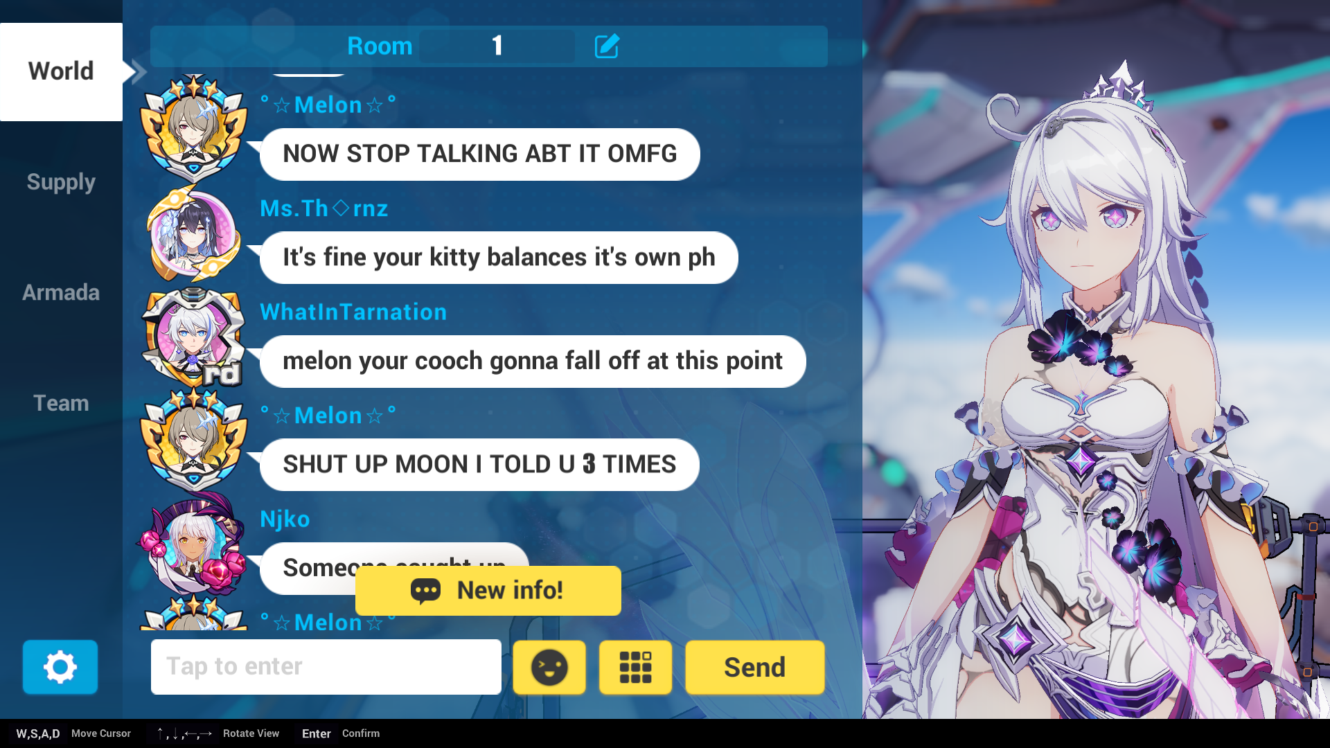 A normal day in room one