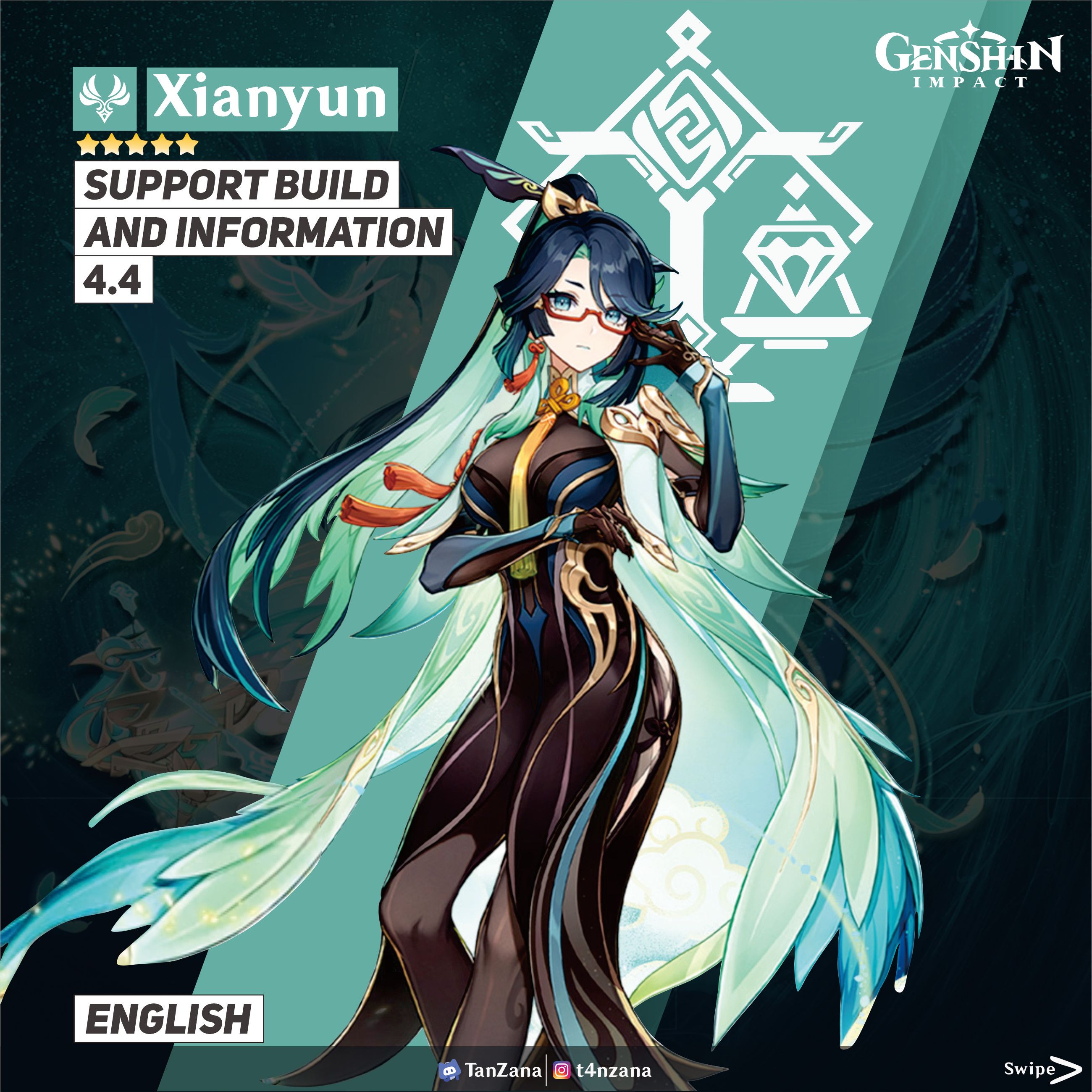 [EN] UPDATE 4.4 XIANYUN BUILD AND INFORMATION Genshin Impact | HoYoLAB