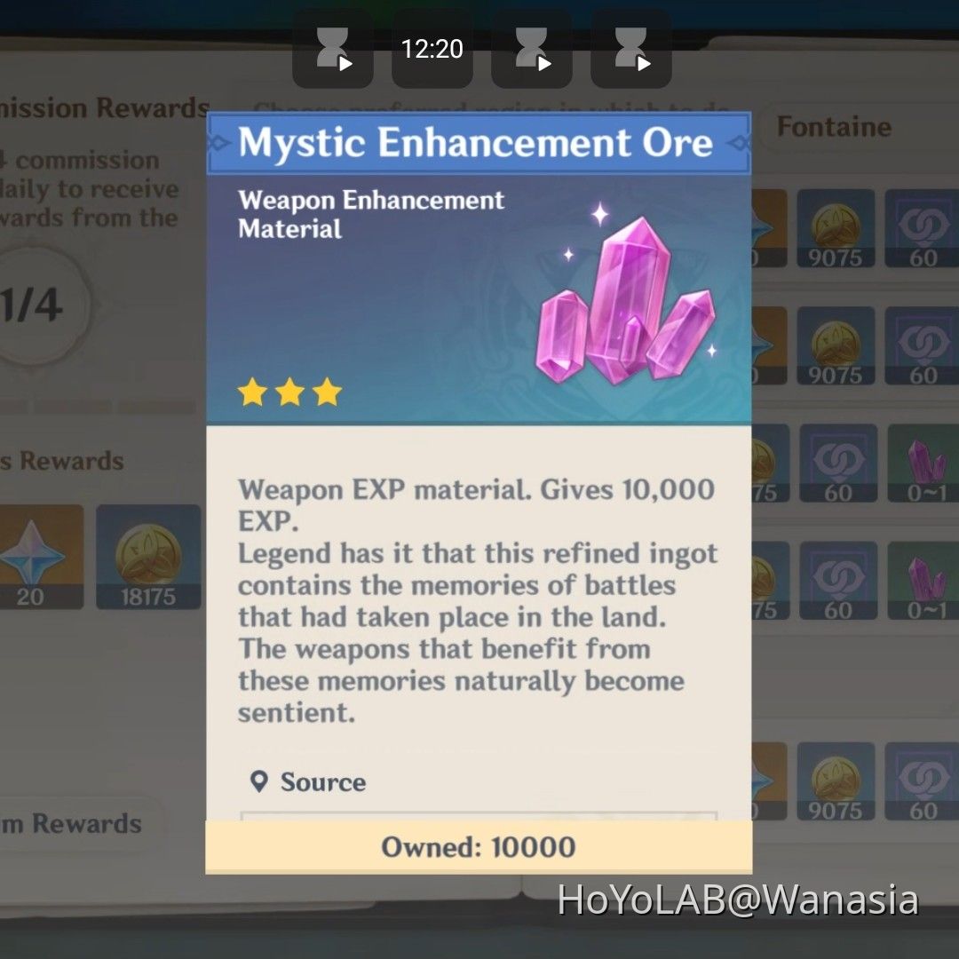 MAX MYSTIC ORE Genshin Impact | HoYoLAB