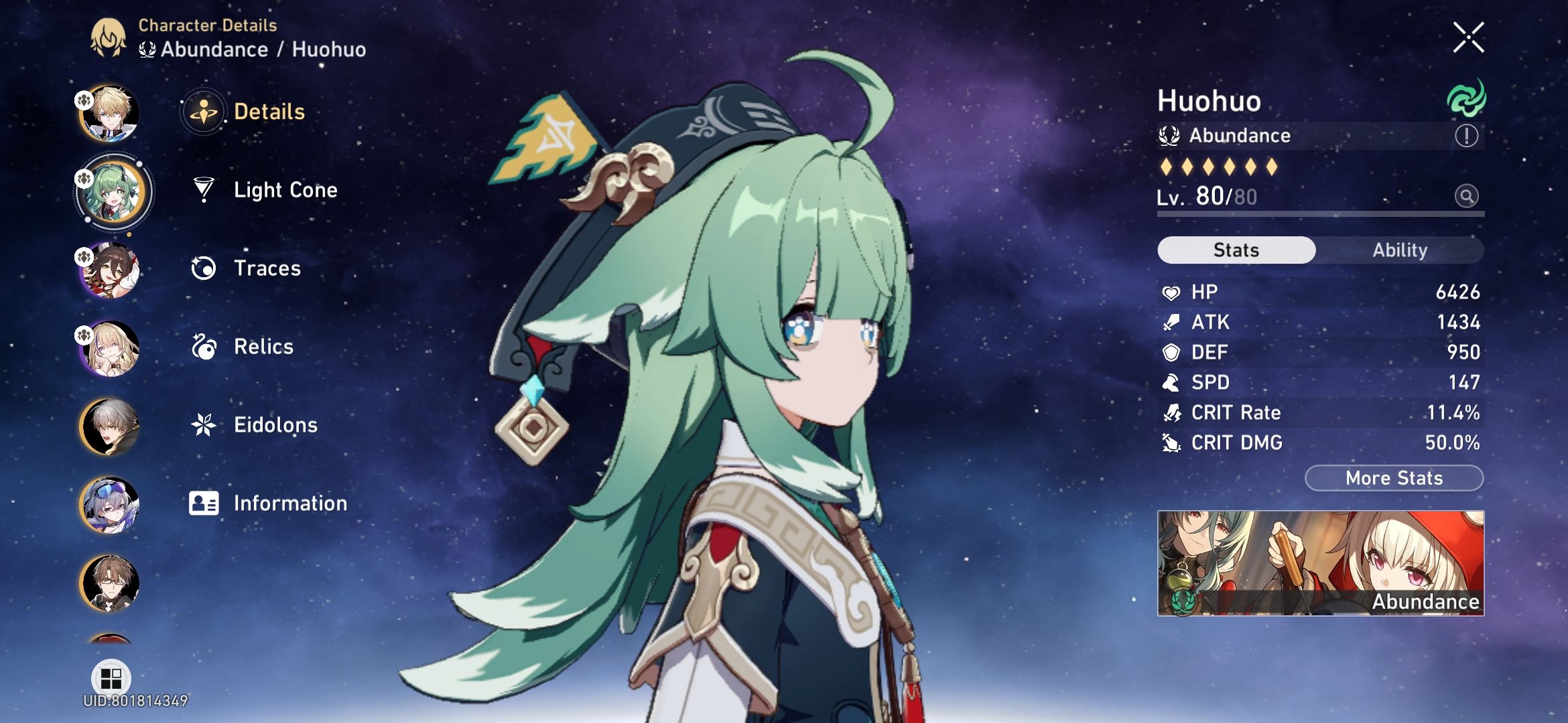 My Personal Best HuoHuo Build Honkai: Star Rail | HoYoLAB