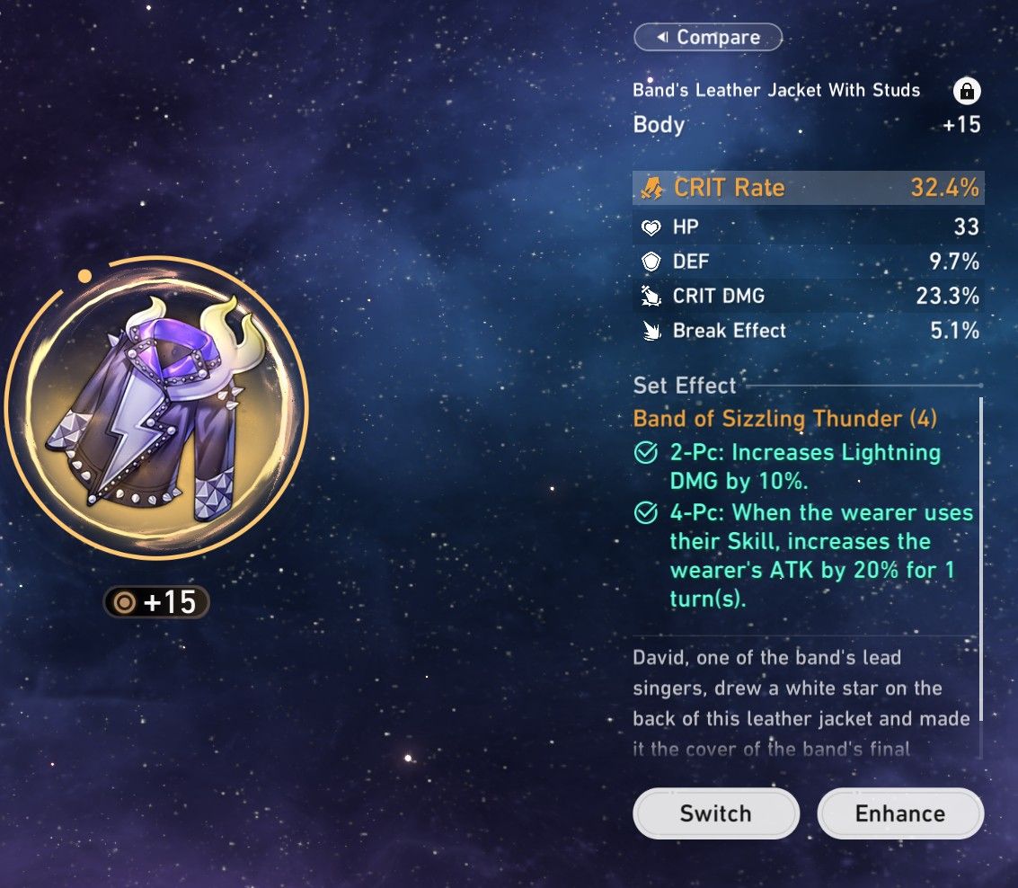 Hopefully a good relic for Acheron. Honkai: Star Rail | HoYoLAB