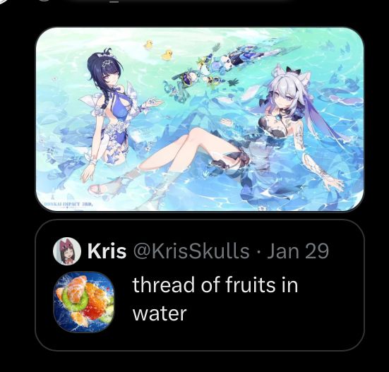 mmm yes fruits Honkai Impact 3rd | HoYoLAB