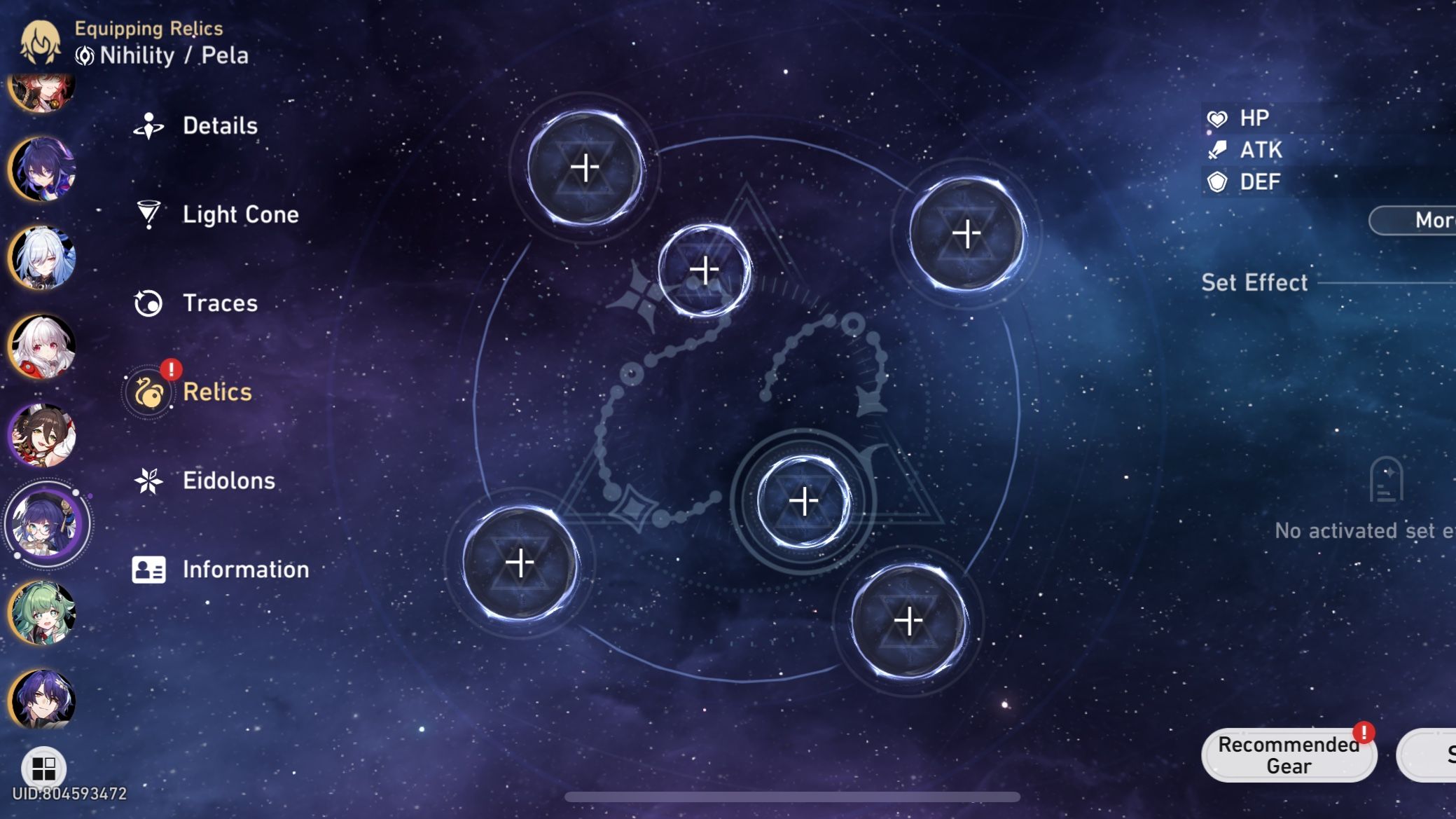 What is the best relic set for Pela? Honkai: Star Rail | HoYoLAB