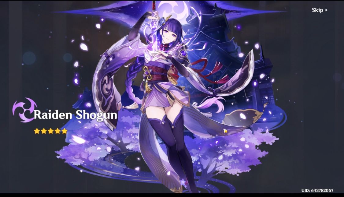 Raiden Shogun and her Weapon came home! Genshin Impact | HoYoLAB