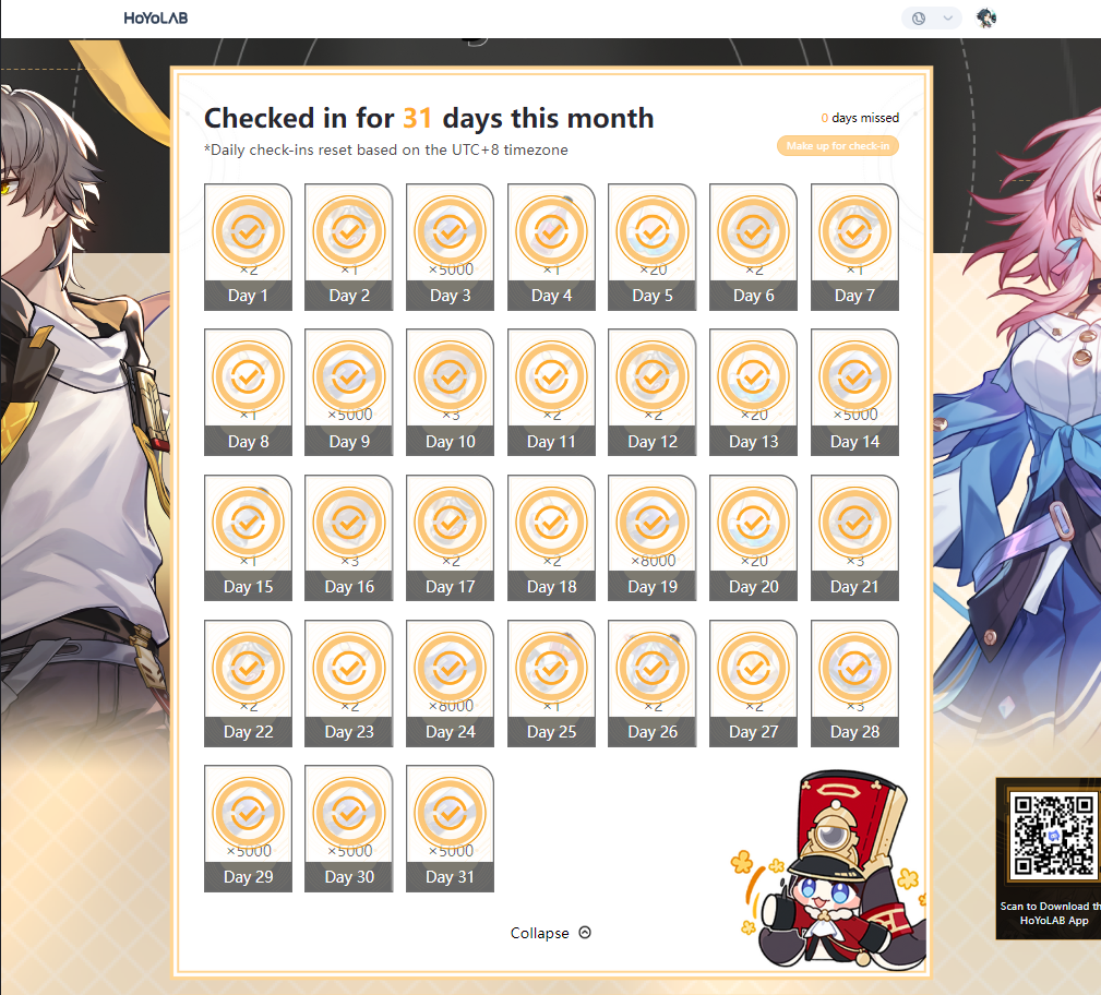 Honkai: Star Rail Daily Check-in Honkai: Star Rail | HoYoLAB