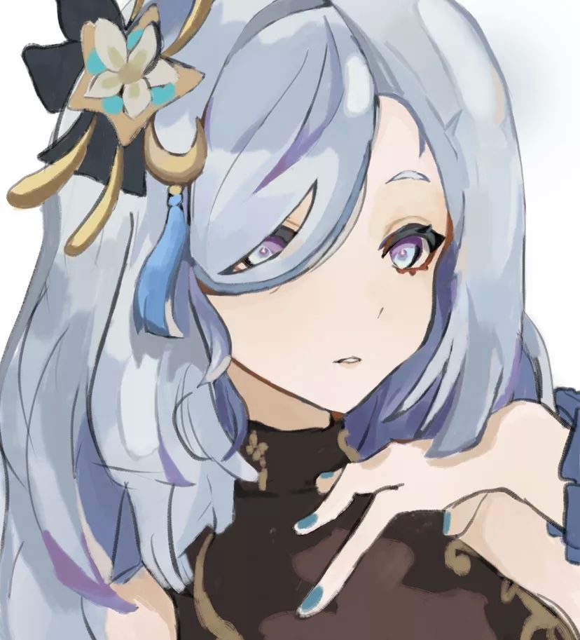 Shenhe art Genshin Impact | HoYoLAB