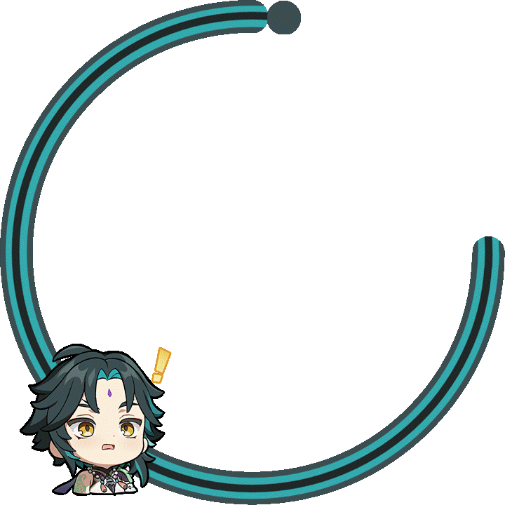 XIao watching the Xiao Lanterns Avatar Frame Genshin Impact | HoYoLAB