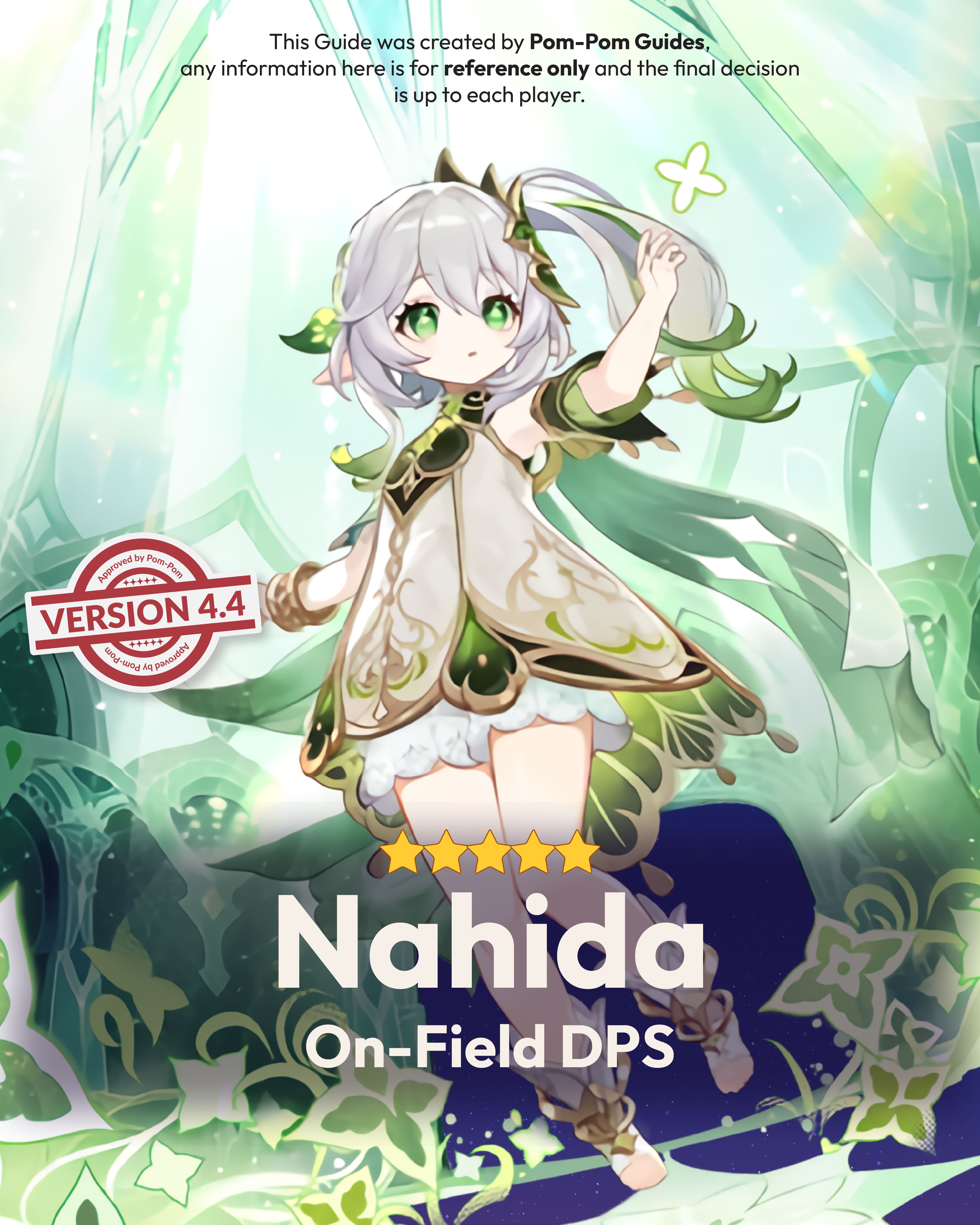 Nahida Build and Guide [Express Guide - v4.4] Genshin Impact | HoYoLAB