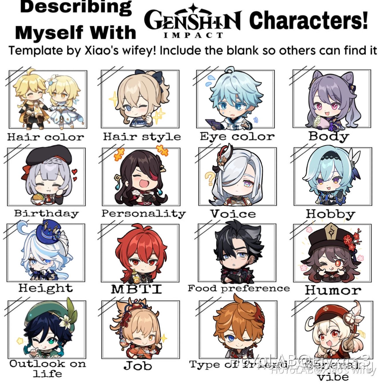 Describing Myself with Genshin Characters 😂 Genshin Impact | HoYoLAB