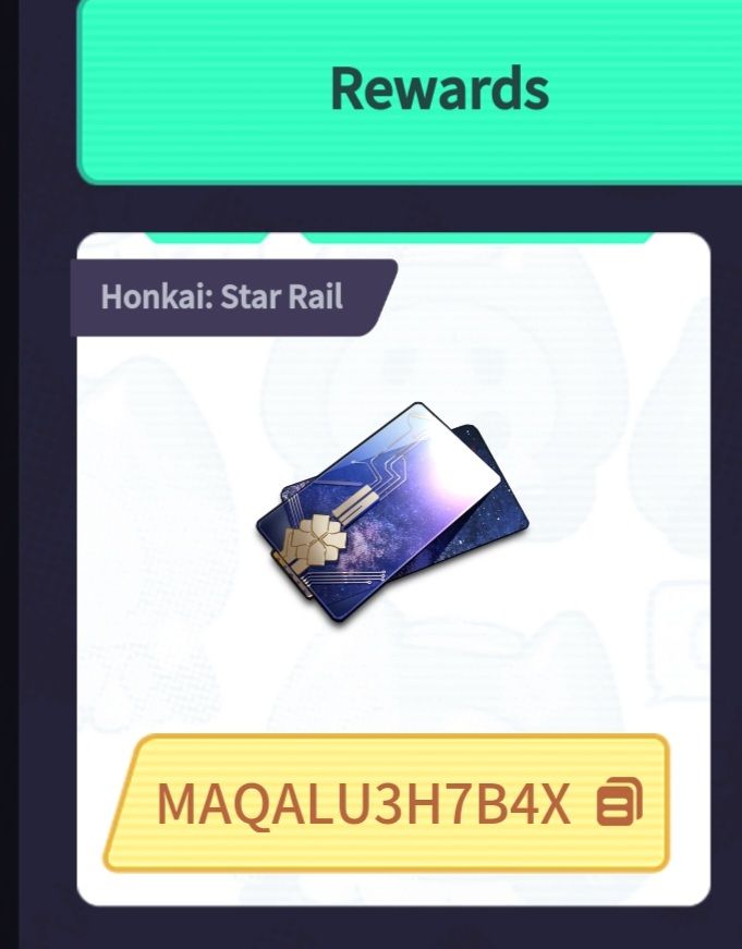 Redeem code Honkai Honkai: Star Rail | HoYoLAB