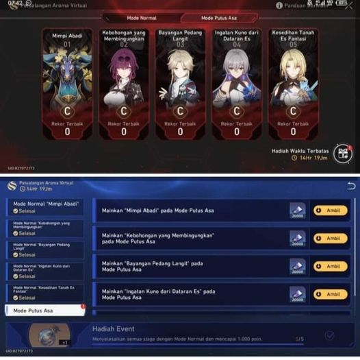 Do you know that in despair mode, you don't have to fight at all to ...