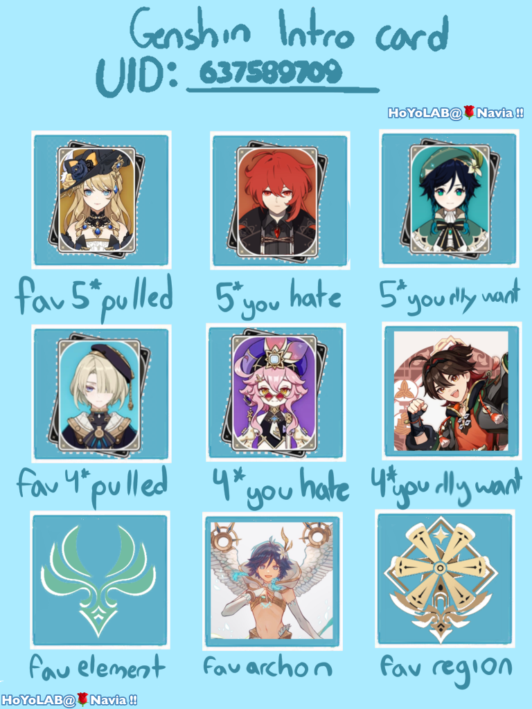 Genshin Intro Card Genshin Impact | HoYoLAB