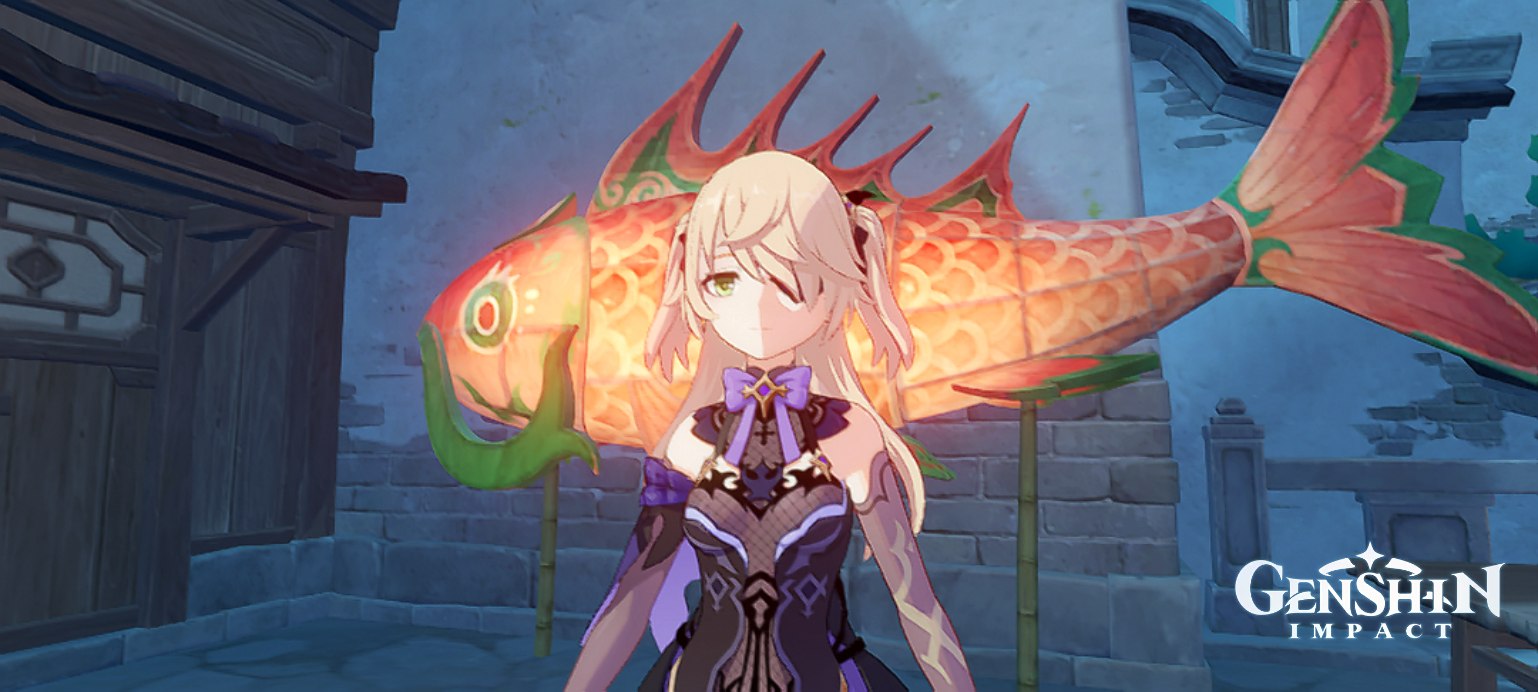 Fischl and a Fish Genshin Impact | HoYoLAB