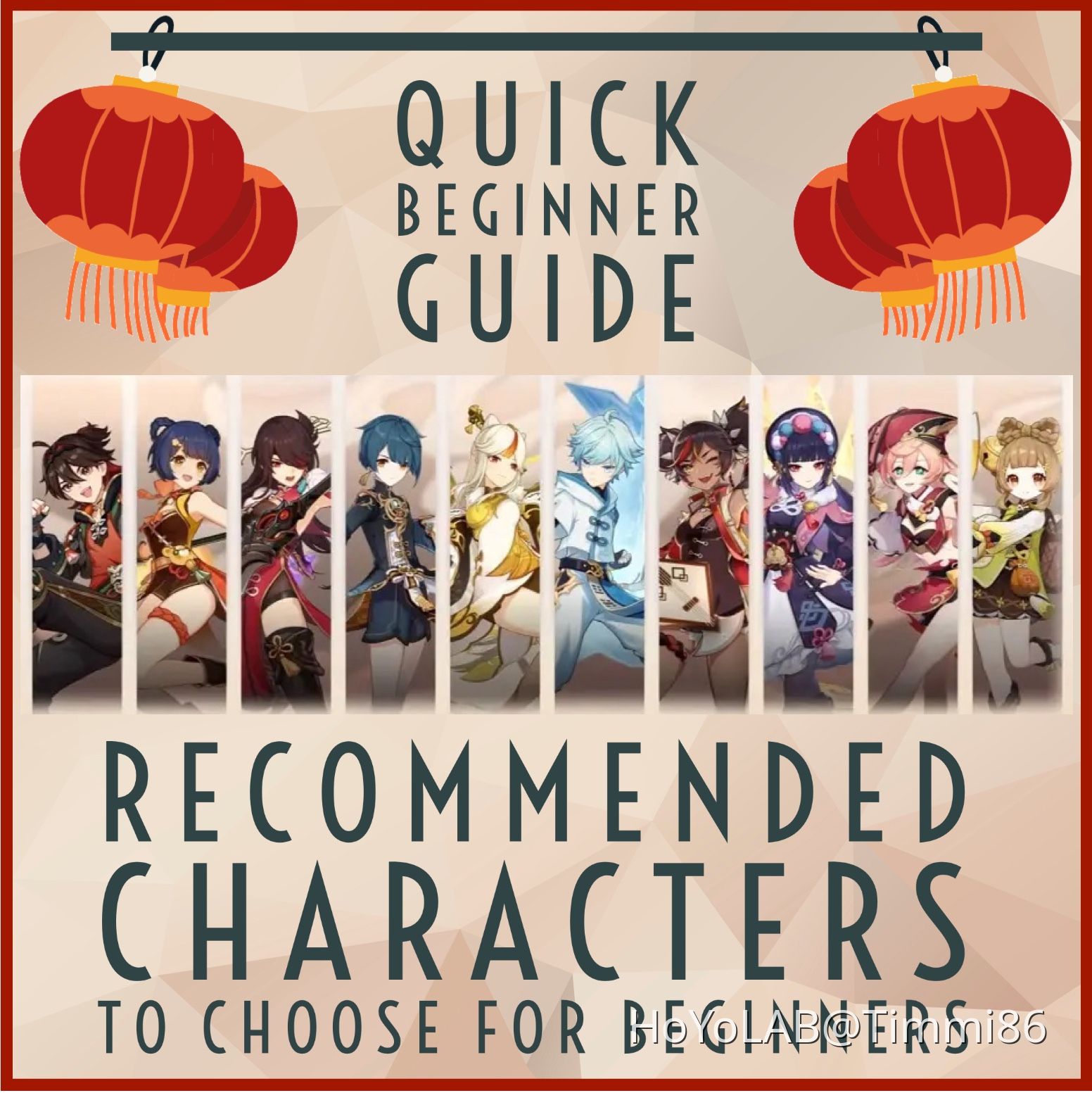 Beginner Guide Version 4.4 - Recommended Characters to Choose for ...