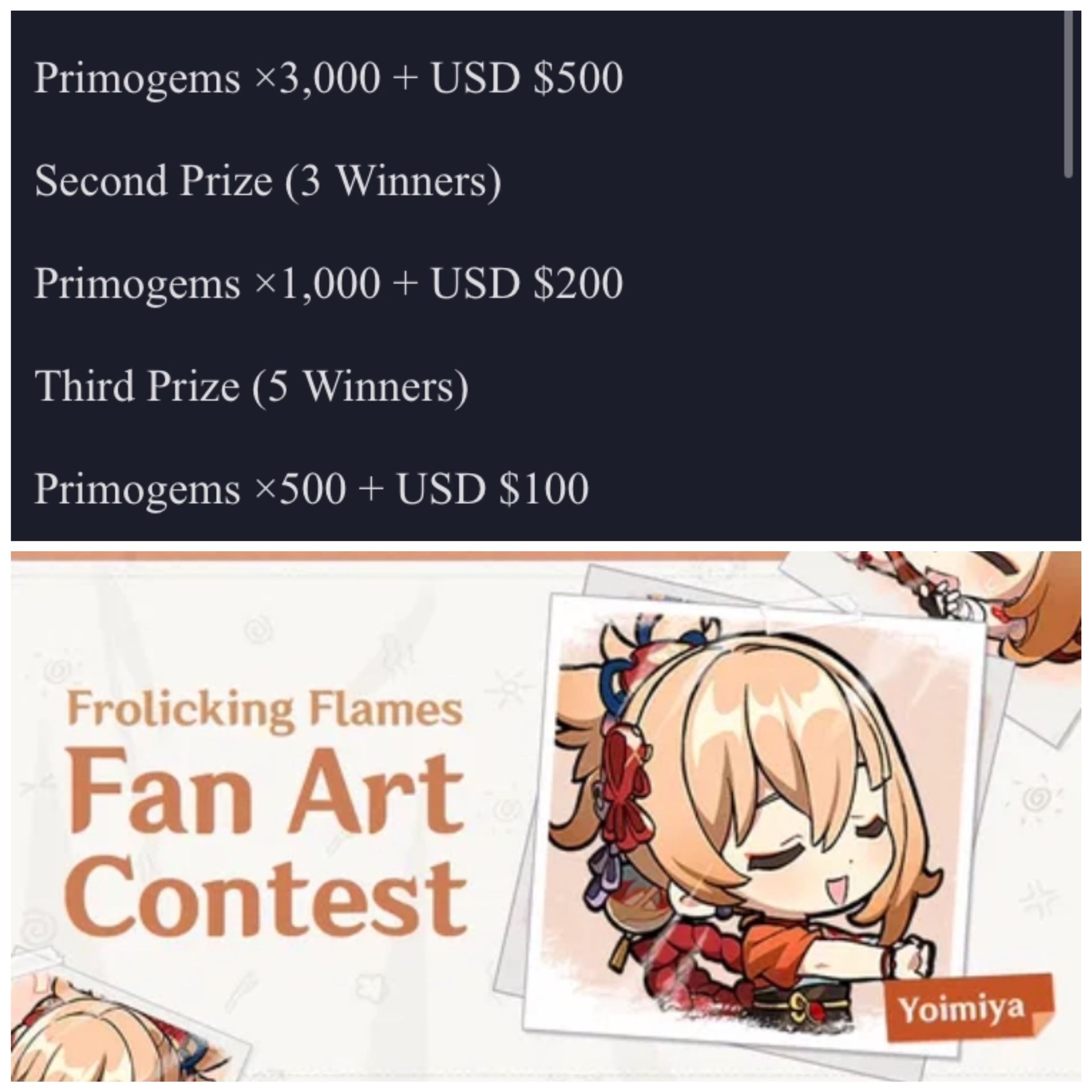 Lantern Rite fan-art contest rewards up to 10,000 primogems Genshin ...