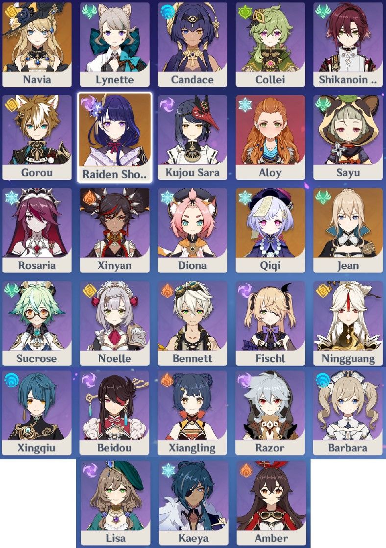 team comps I can make? Genshin Impact | HoYoLAB