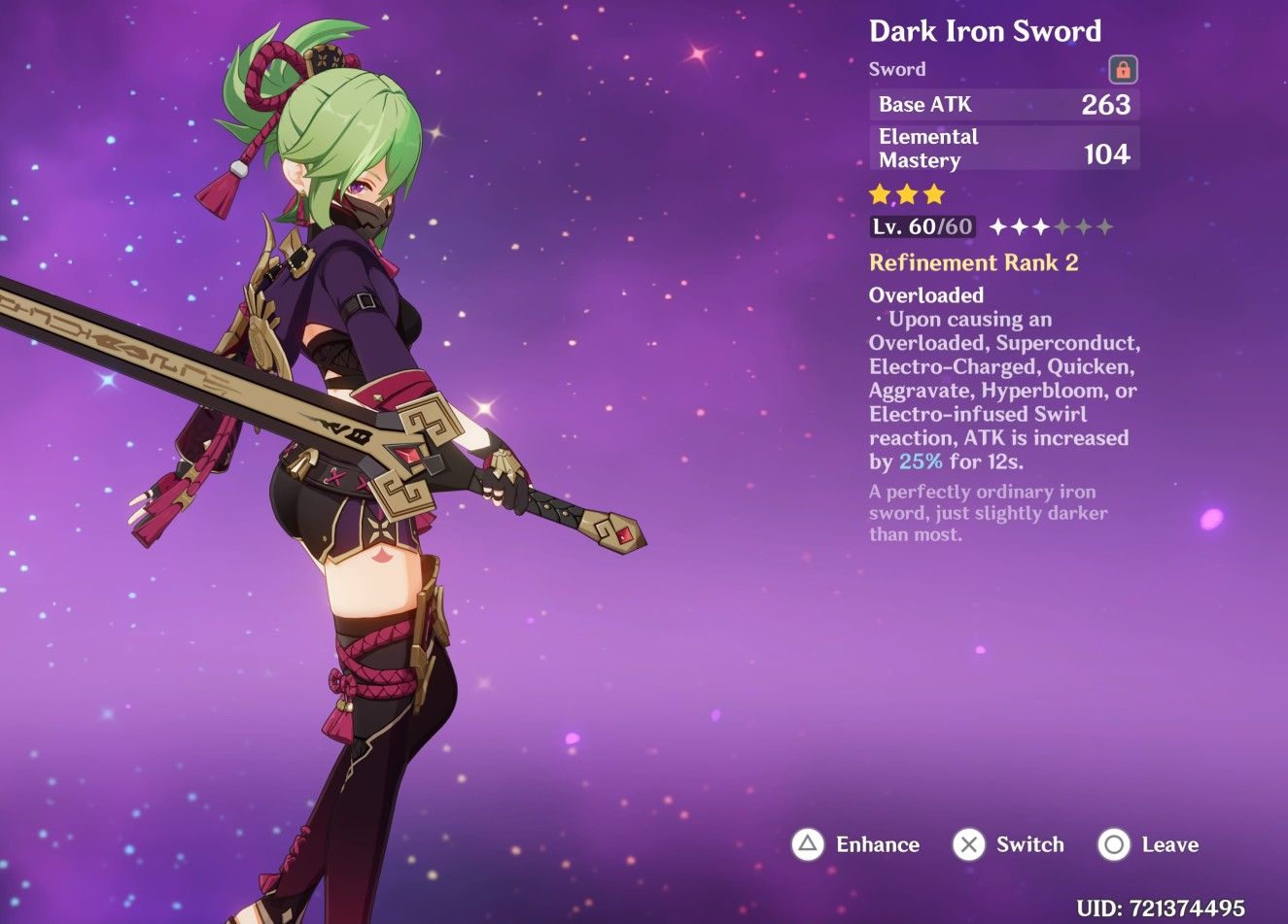 Got a funky looking sword at R2 now Genshin Impact | HoYoLAB