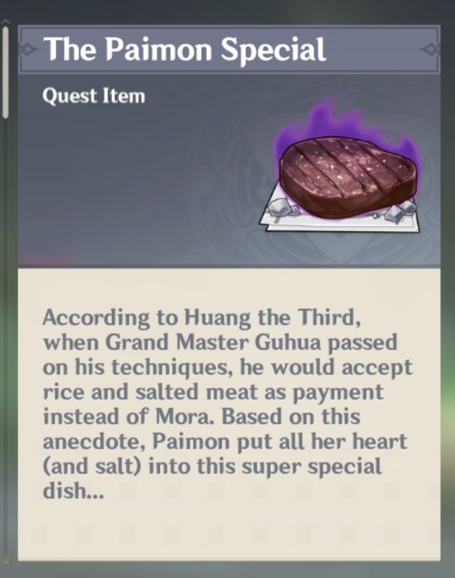 why does the meat cooked by paimon have some abbys power? 👀 Genshin ...