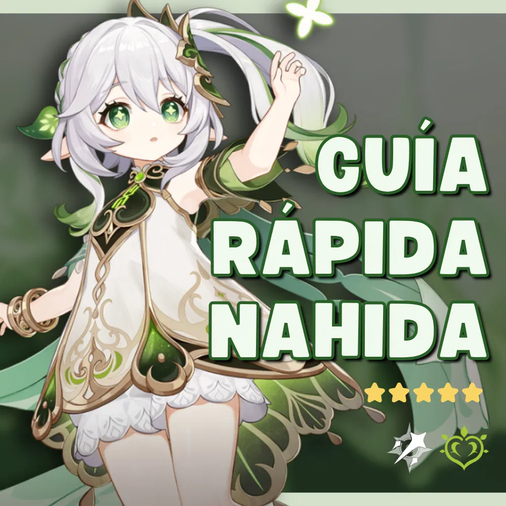 [4.4] Guía de Nahida - Materiales de ascensión, armas, artefactos, talentos & equipos Genshin ...