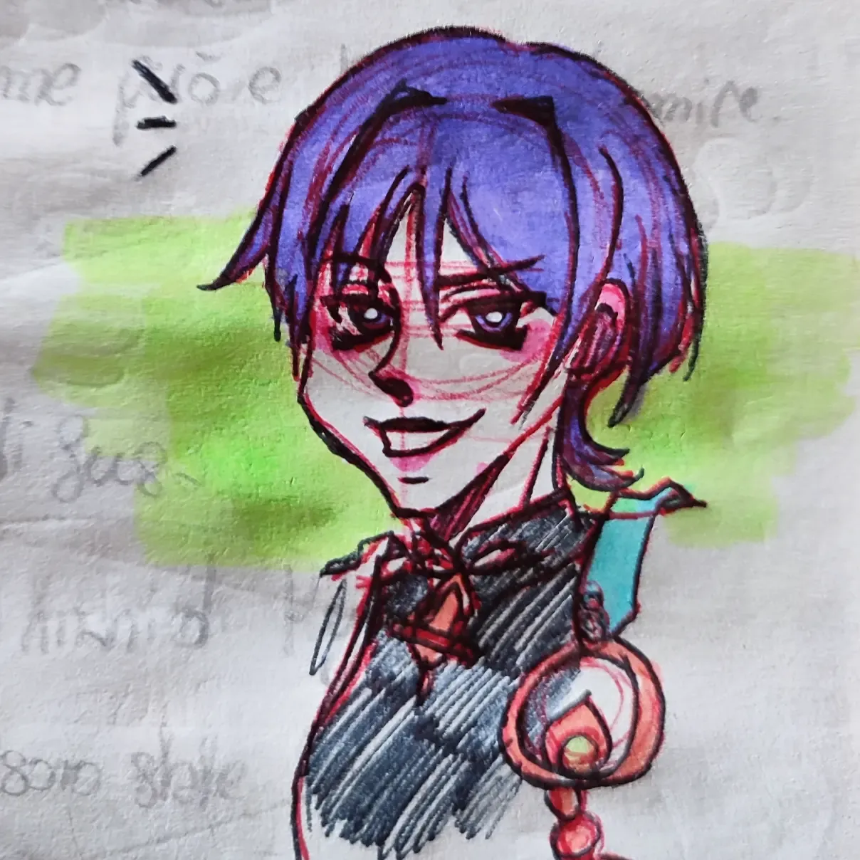 Lil' Scara drawing Genshin Impact | HoYoLAB