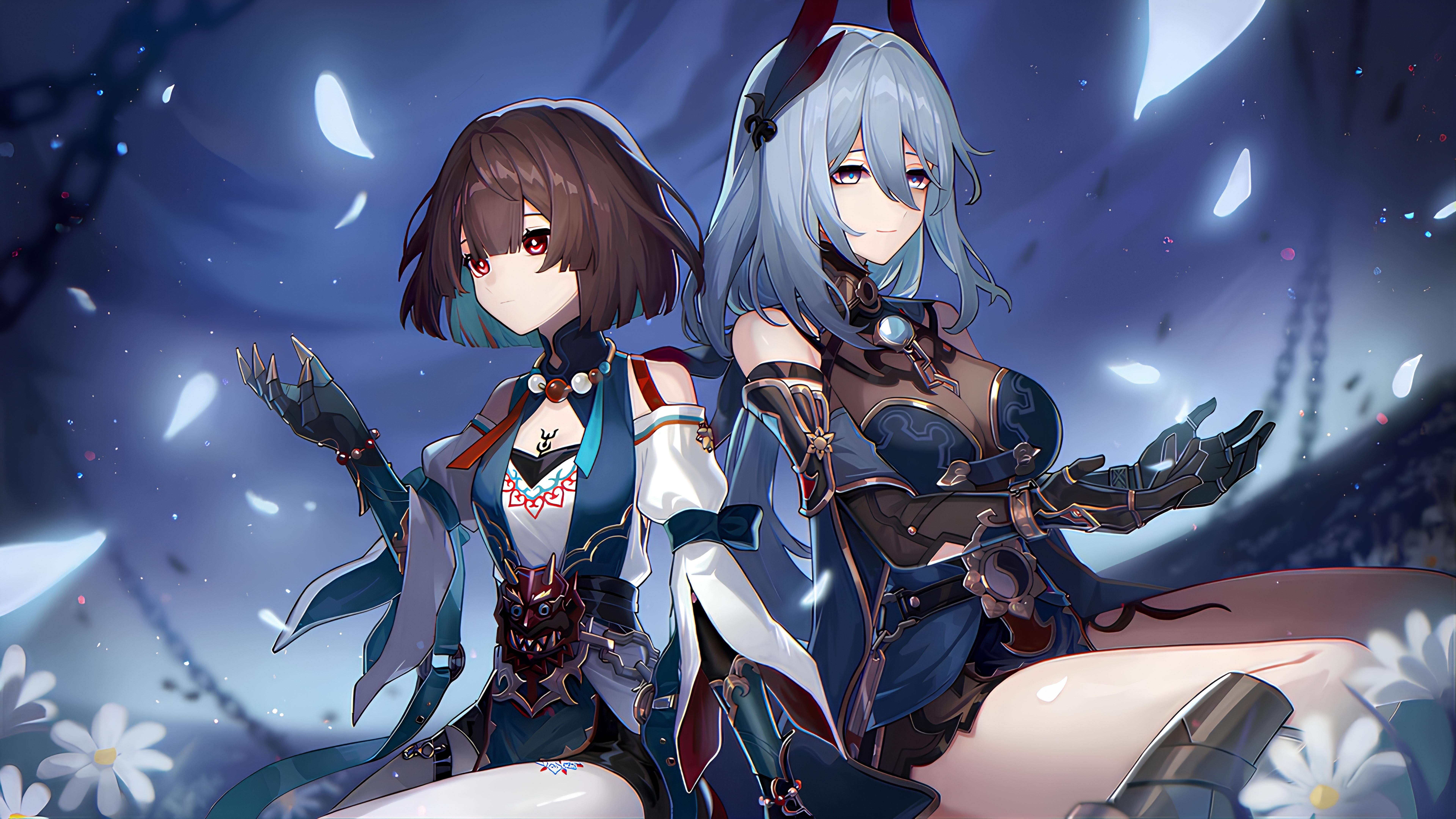 Wallpaper Hanya e Xueyi pc com resolução melhorada Honkai: Star Rail ...