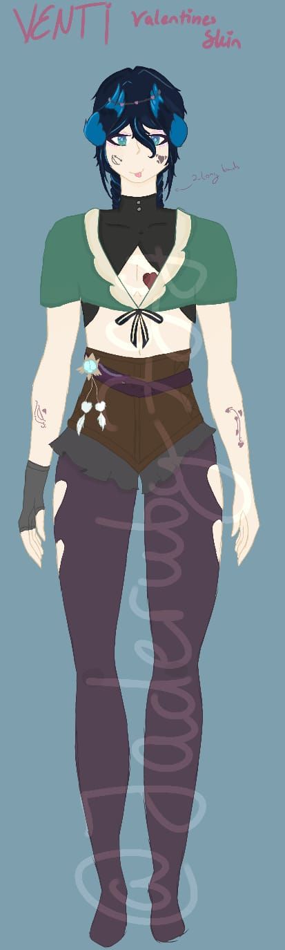 Venti! Valentines skin. Write a character in the comments that you want ...