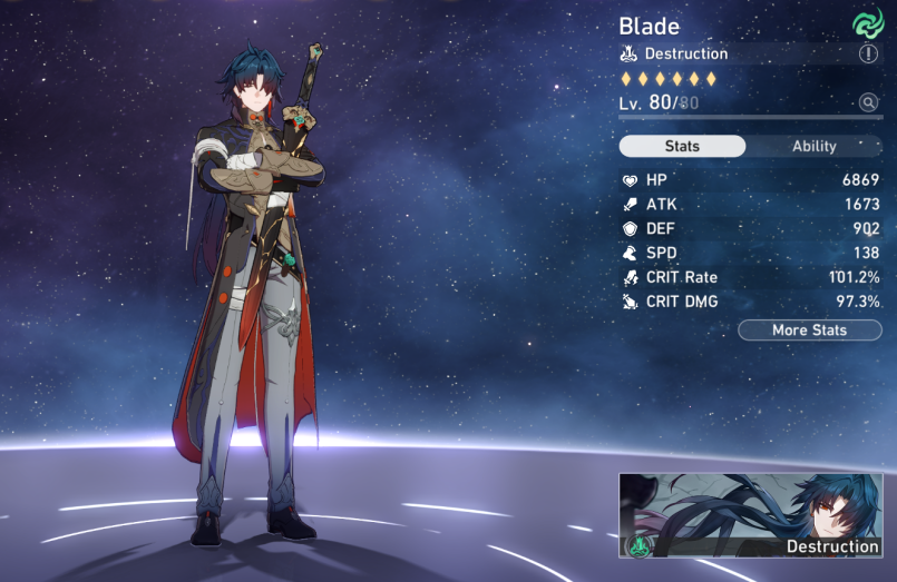 I think my blade can crit.. Honkai: Star Rail | HoYoLAB