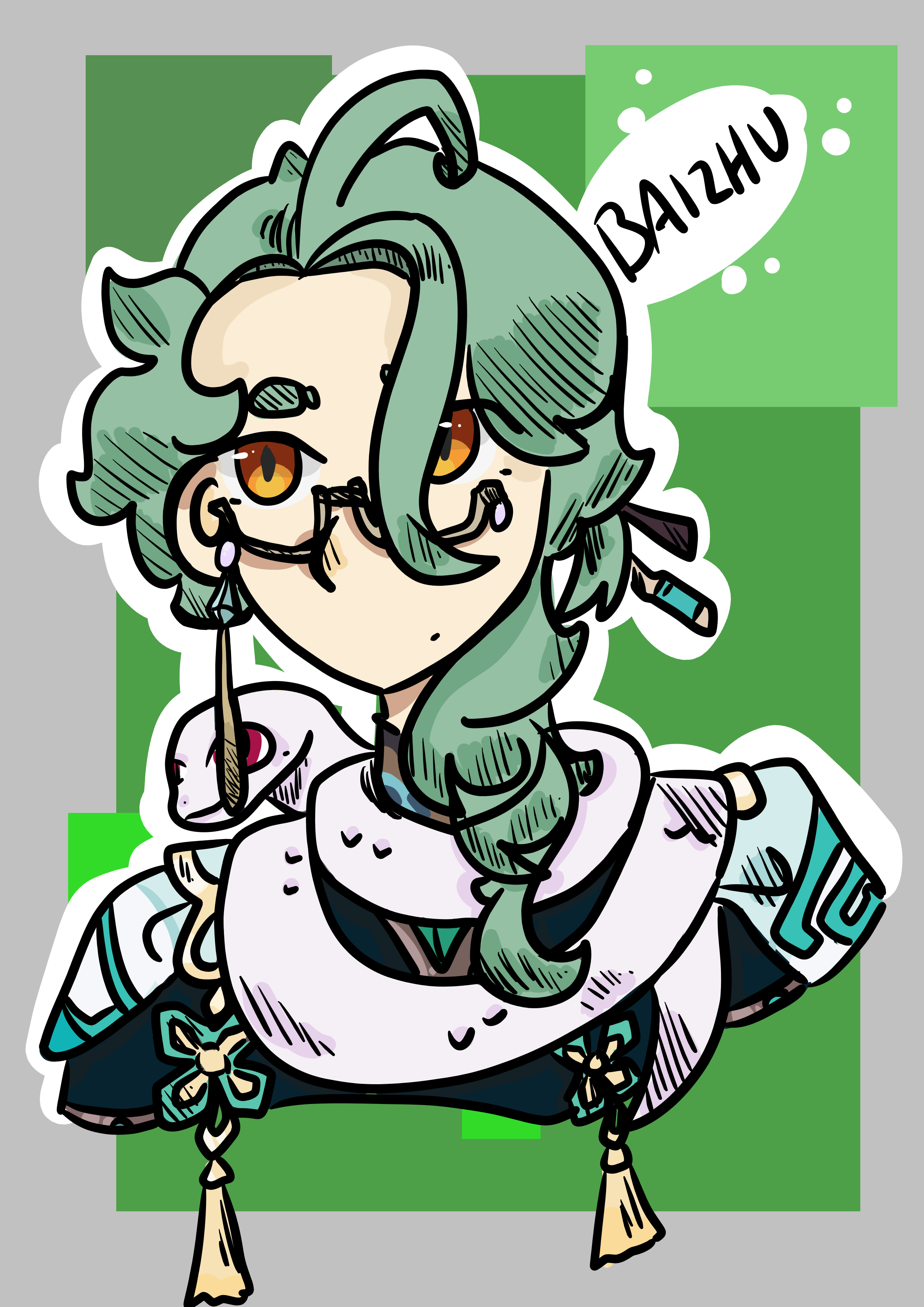 Baizhu Fanart Genshin Impact | HoYoLAB