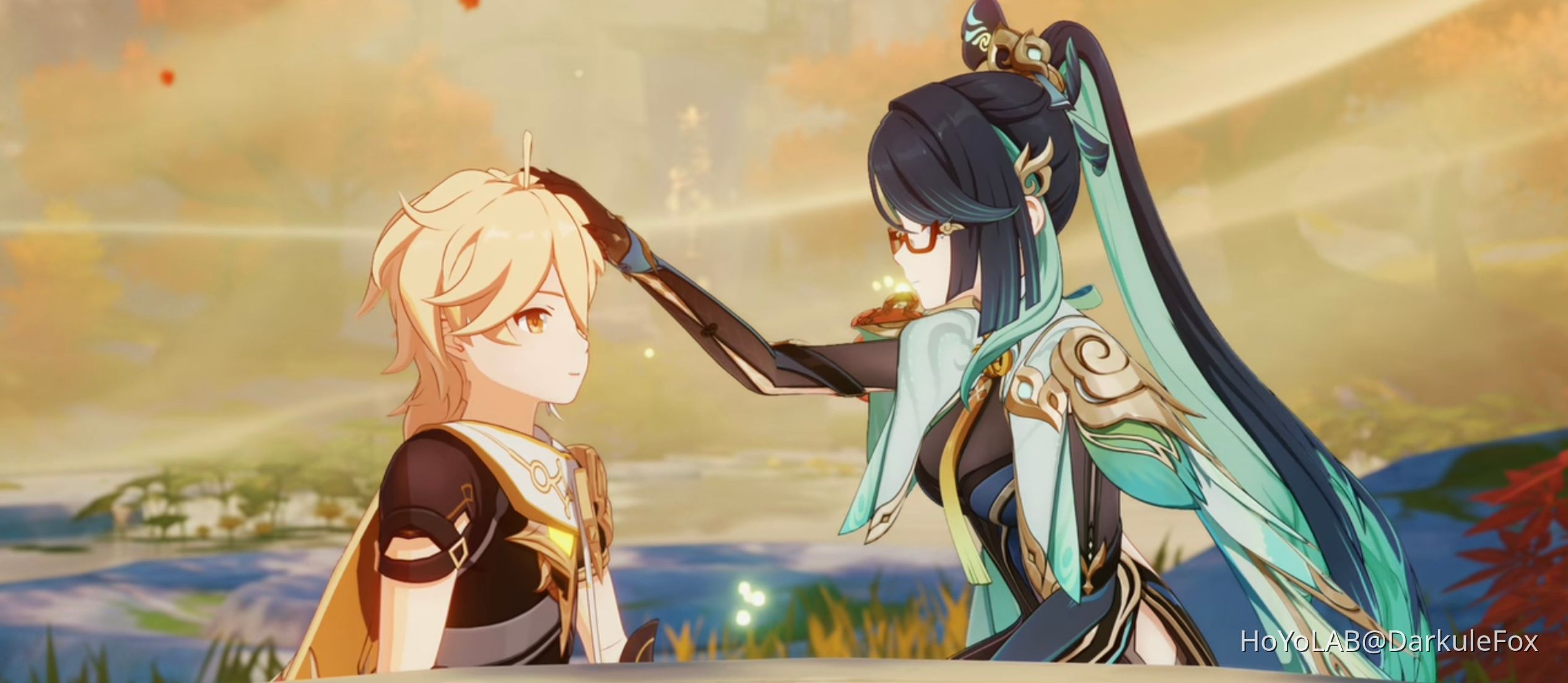 Aether’s first head pat ! Genshin Impact | HoYoLAB