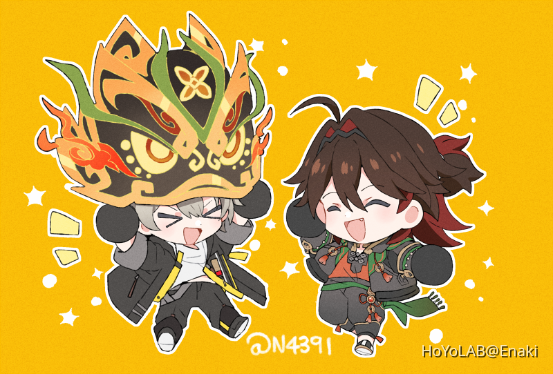 Same English VA! Caelus and Ga Ming! Genshin Impact | HoYoLAB