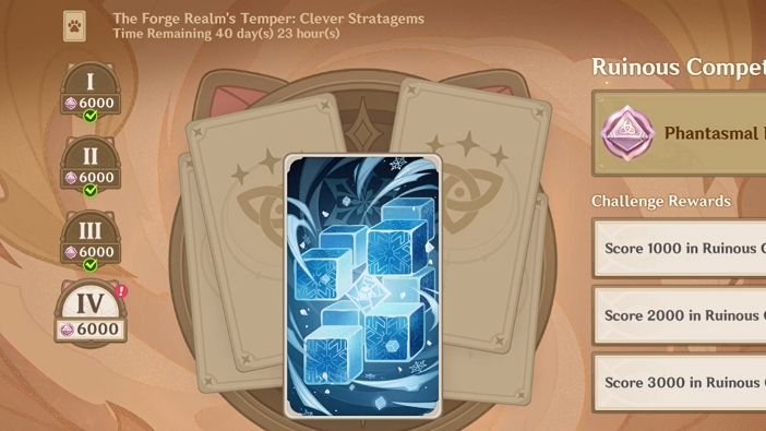[6000 points!!] The Forge Realm's Temper: Clever Stratagems Genshin ...
