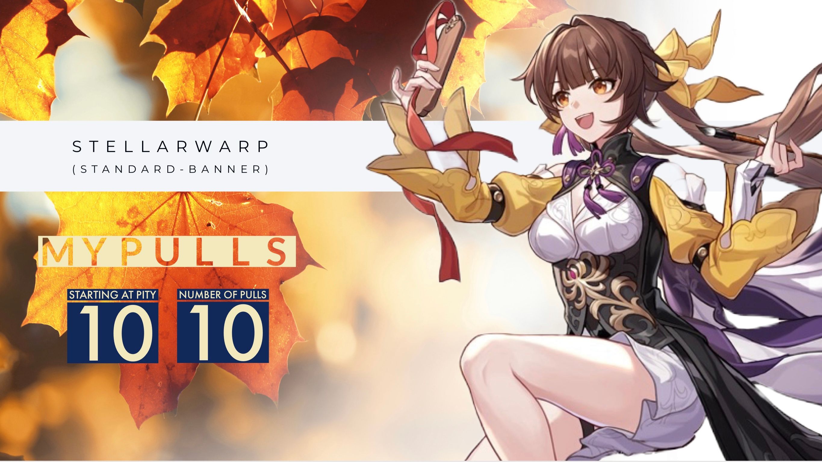 Stellar Warp #4 - Pity 10 - 10 Pulls - Hey Sushang! Welcome to my team! Honkai: Star Rail | HoYoLAB