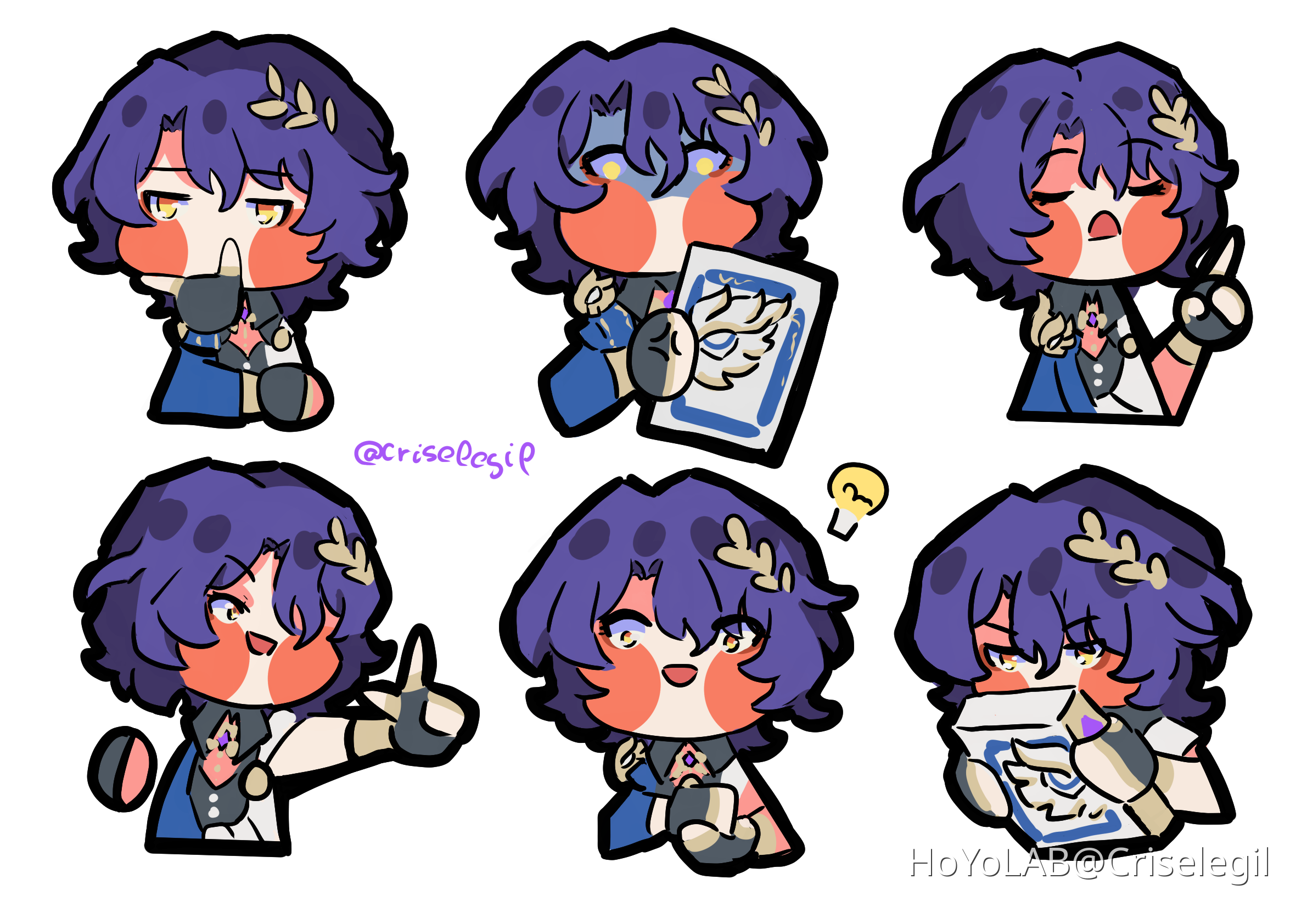 Dr Ratio Stickers Honkai: Star Rail | HoYoLAB